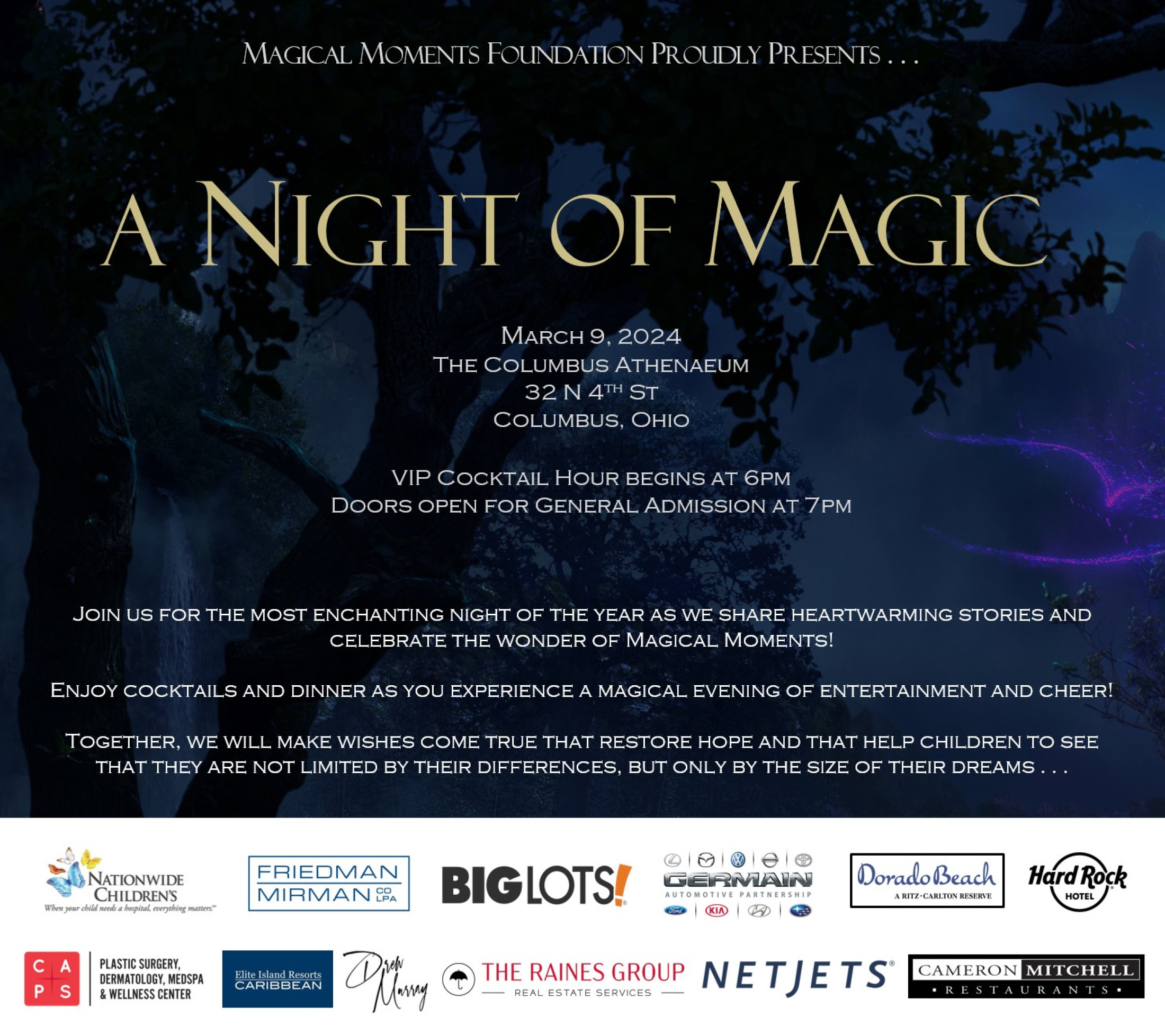 Event Calendar » Magical Moments Foundation
